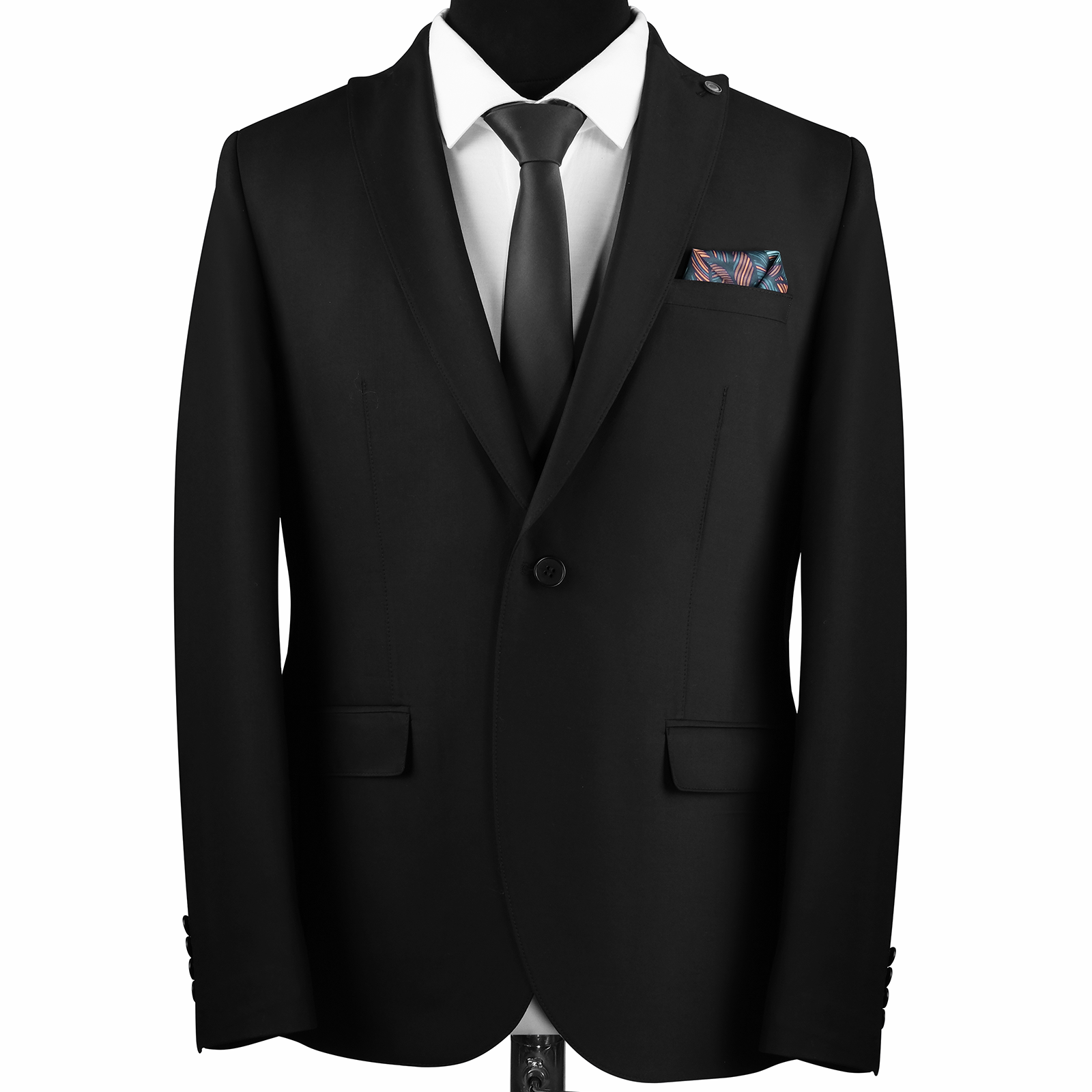 Midnight Luxe suit - classic black – Baggi Men