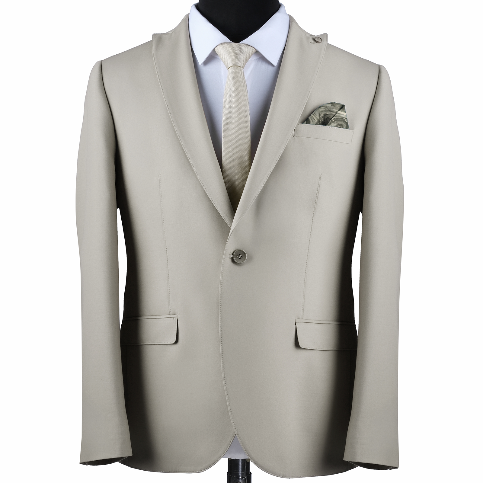 Parisian Sand suit - soft beige – Baggi Men